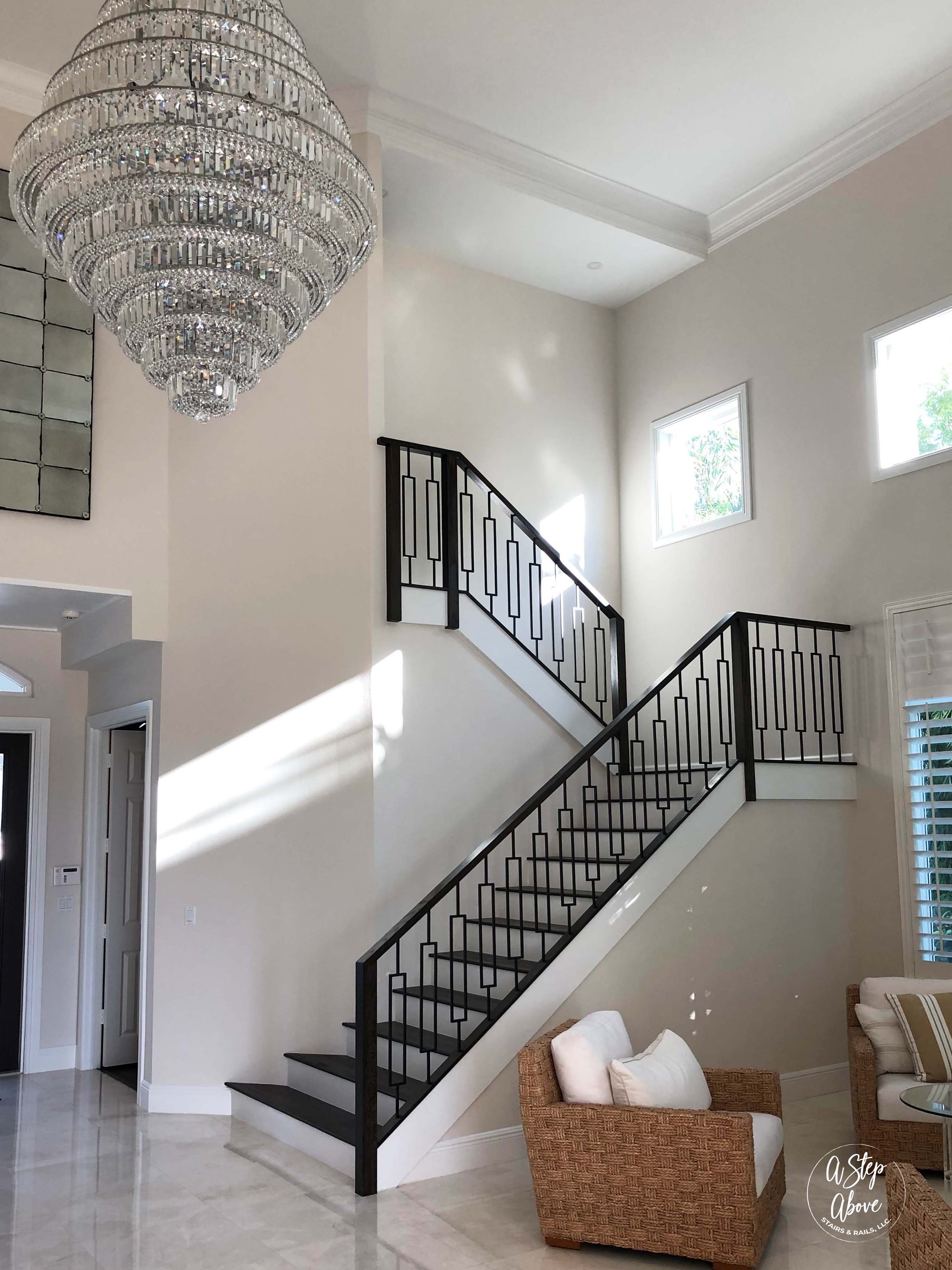 Rectangular Iron Balusters — A Step Above Stairs and Rails